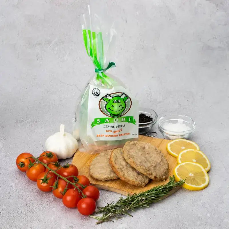 Saudi Beef Burger Patties - 10's (650g) – Leong Hup Food